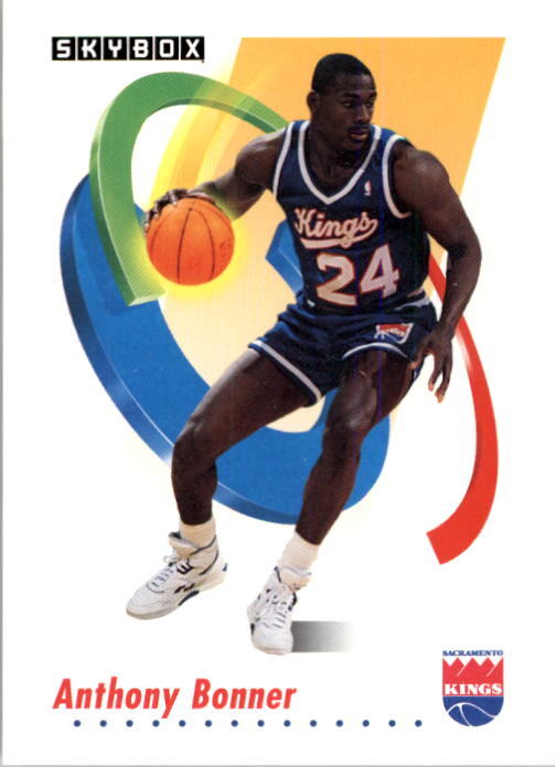 1991-92 SkyBox #243 Anthony Bonner Sacramento Kings Basketball Card NBA ...