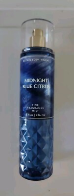BATH & BODY WORKS MIDNIGHT BLUE CITRUS Fine Fragrance Mist NEW Retired ...