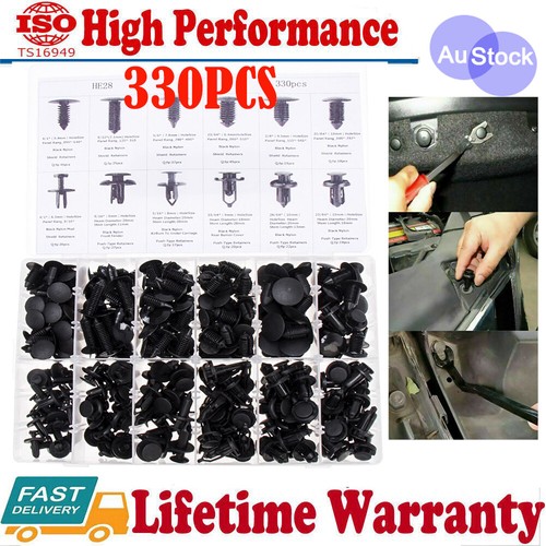 330Pack Car Body Push Retainer Pin Rivet Trim Plastic Clips Panel ...