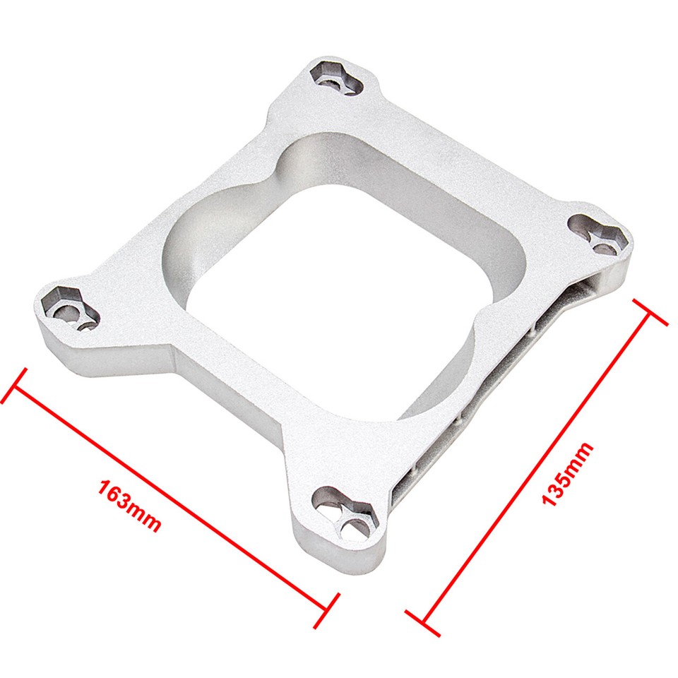 Carb Carburetor Adapter Plate 4bbl Quadrajet Holley AFB Demon Carter ...