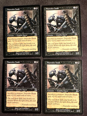 4x Nantuko Husk Onslaught Magic the Gathering MTG Playset | eBay
