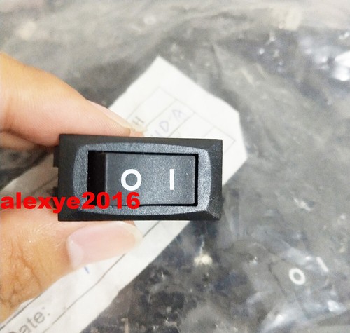 1 PCS PRONIC T120 R15 Black Rocker Switch 2 Pins ON-OFF 2 Positions ...