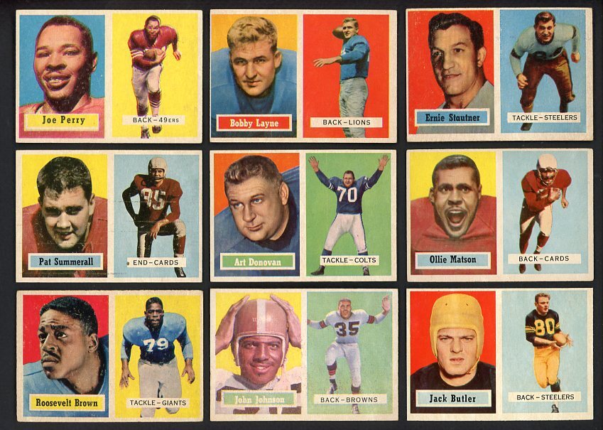 1957 TOPPS SET LOT 29 DIFF VG-EX/EX MATSON LAYNE PERRY 515358 (KYCARDS ...
