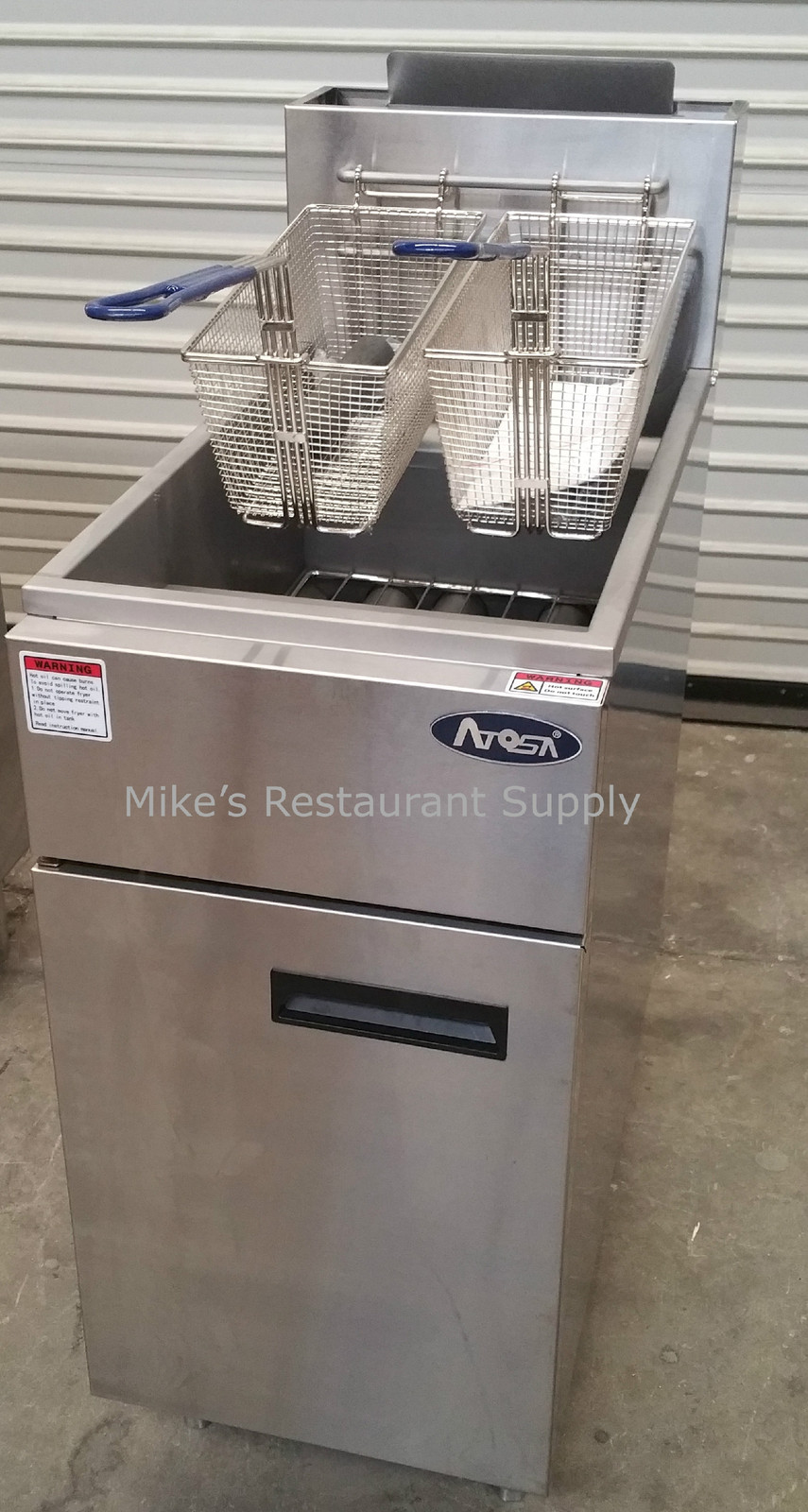 Atosa ATFS-35ES CookRite 35 lb Energy Star Rated Gas Fryer w/ 3 Burners ...