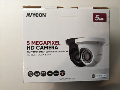 Avycon AVC-ETA51FT-W Indoor/Outdoor Turret Dome Camera (NEW IN BOX) | eBay