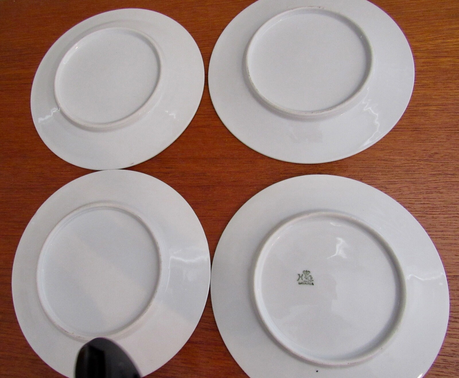 Antique Victorian Hertel Jacob Hard Paste Porcelain Childs Plates-Rehau ...