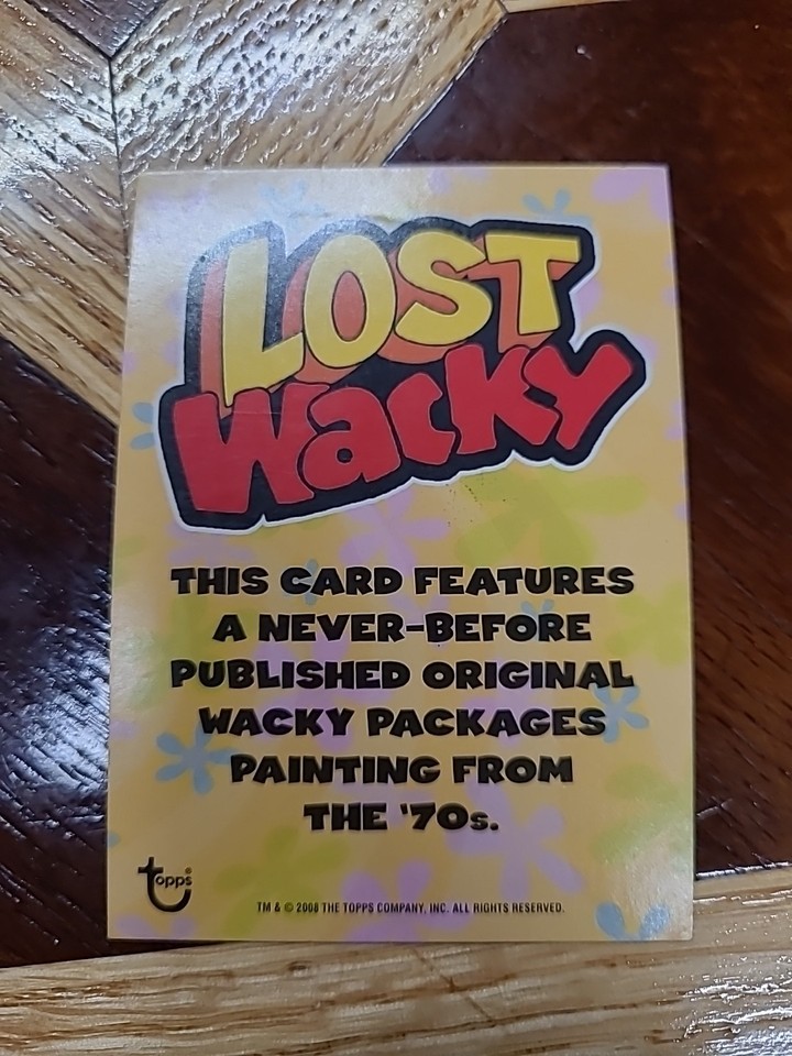 2008 Wacky Packages "Lost Wacky" Card #72 Tasters Choke Coffee | eBay