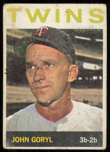 1964 TOPPS JOHN GORYL (A) MINNESOTA TWINS #194 G - WRINKLE/CORNERS | eBay
