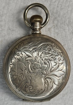 CWC Co. 18s Coin Silver Pocket Watch Case! | eBay
