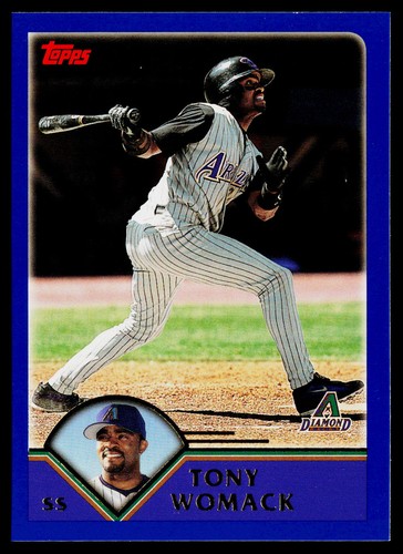 2003 Topps Chrome #160 Tony Womack Arizona Diamondbacks | eBay