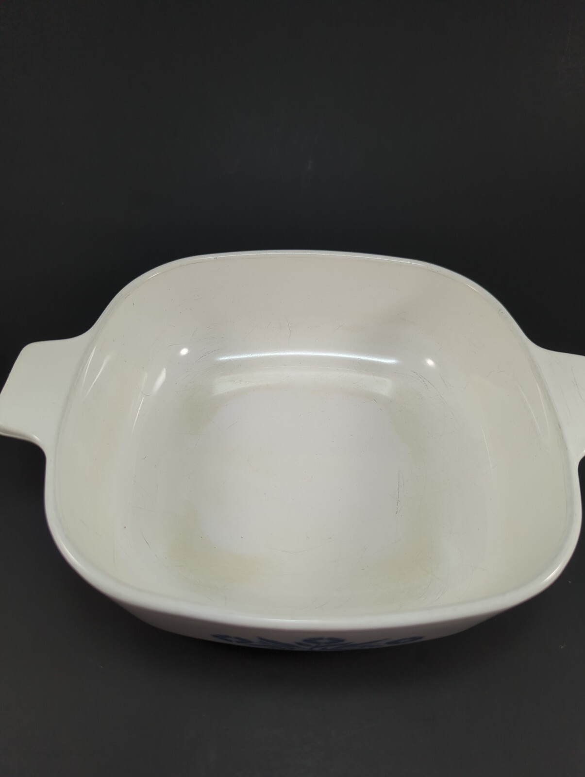 Corning ware blue Cornflower Rare Vintage Pyroceram T. M 7" Casserole B ...