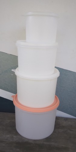 Vintage Tupperware Set Of 4 Nesting Clear Containers With Lids 1970s | eBay