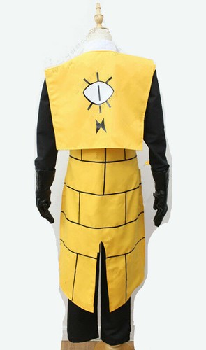 New! Cartoon Gravity Falls Bill Cipher Human Uniform Cosplay Costume | eBay