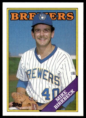 1988 Topps Baseball Card Mike Birkbeck Milwaukee Brewers #692 | eBay