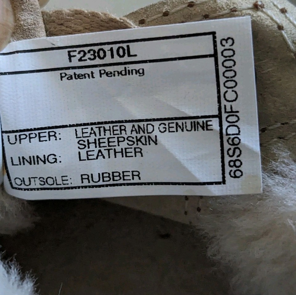 UGG Evera Sneakers Shoes Womens 9 Brown Metallic Leather Shearling Fur ...