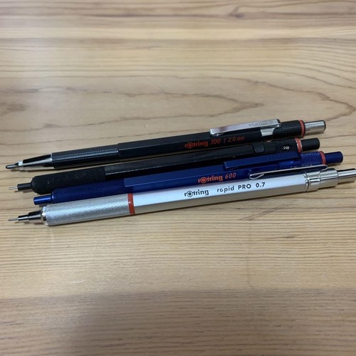 Rotring Mechanical Pencil & Ballpoint Pen Set 0.7mm 0.5mm 2.0mm | eBay
