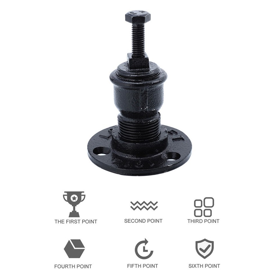 2 Pcs Fixed Bracket Handrail Stair Railing Accessories Pipe Brackets ...