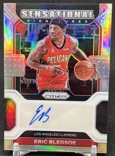 2021 Panini Prizm Sensational Signatures Silver Eric Bledsoe Auto ...