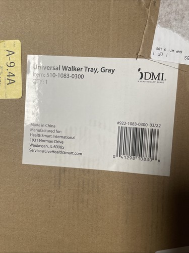 Walker Tray With Cup Holders, For Folding Walkers, Gray TRAY ONLY | eBay