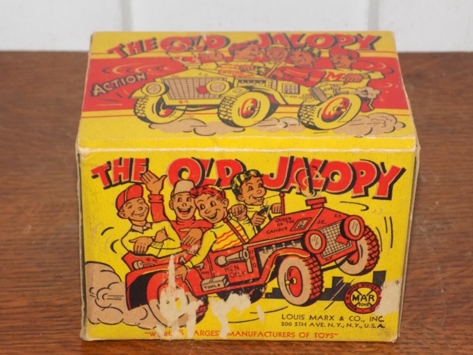 Vintage Marx The Old Jalopy Empty Cardboard Box Only! | eBay