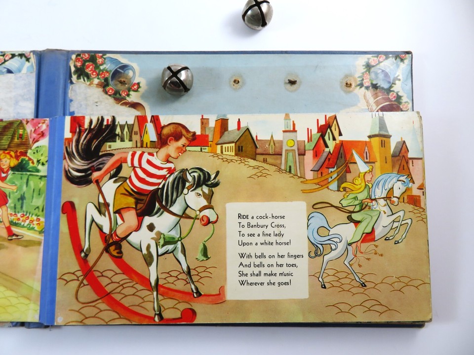 The Jingle Bell Book 1948 Children’s Sing Along Nursery Rhymes Board ...