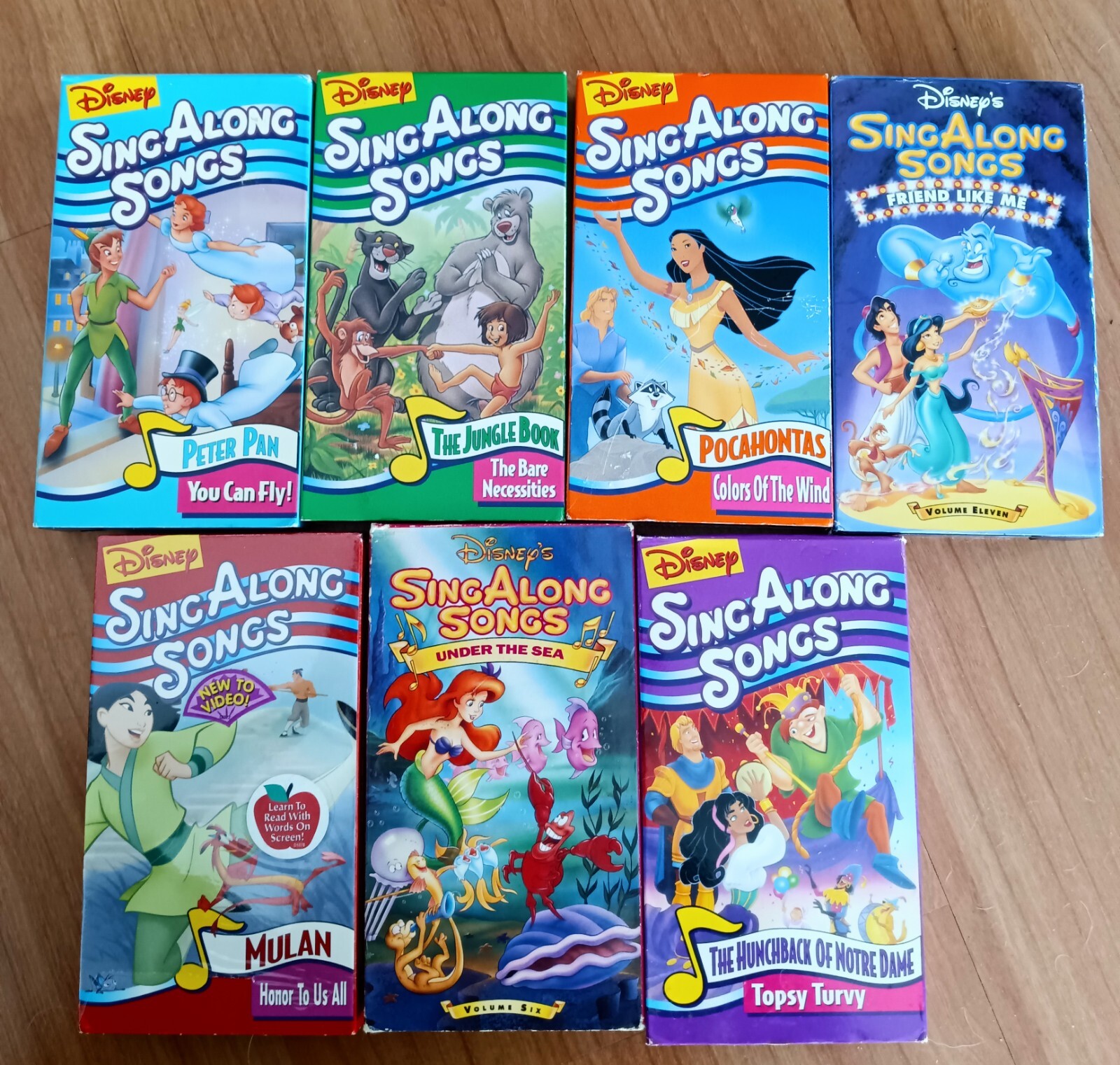 Disney's Sing Along Songs VHS Lot | Grelly USA