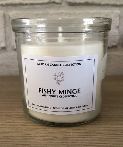 Funny Candle Label - Fishy Minge - Christmas Gift - Yankee Candle NOT ...