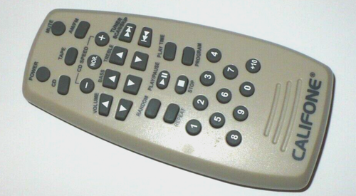 OEM GENUINE - Califone Audio Stereo -- REMOTE CONTROL - TESTED - DD ...