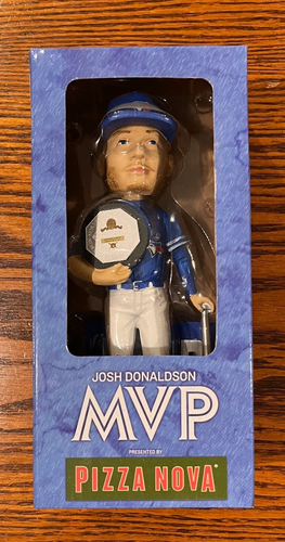 Toronto Blue Jays JOSH DONALDSON MVP MLB Bobblehead 2016 SGA PIZZA NOVA ...