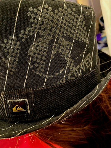 Quicksilver Black PinStriped All Occasion Fedora Hat W/ Black Stylish ...