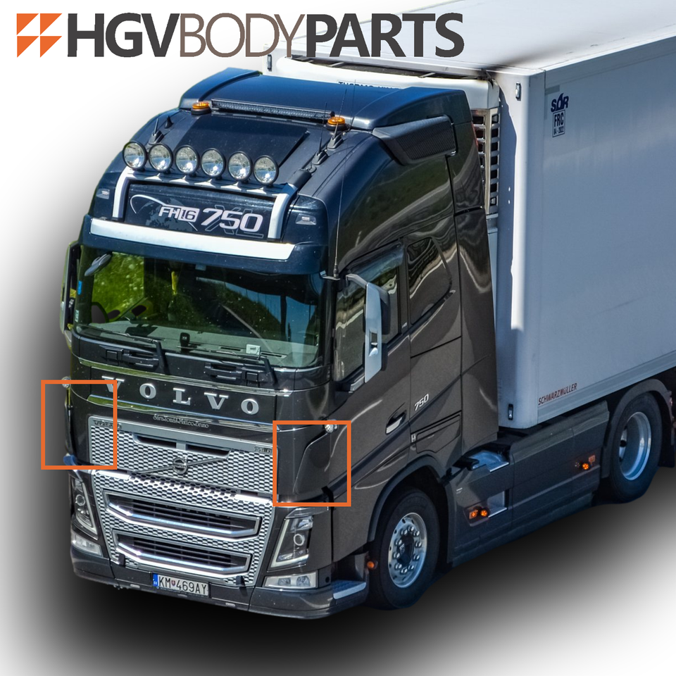 VOLVO FH Front Wing Deflector Corner Panel LH | eBay UK