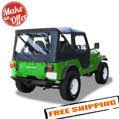 Bestop 51407-01 Tigertop with 1 Piece Full Soft Doors for 1976-1983 ...