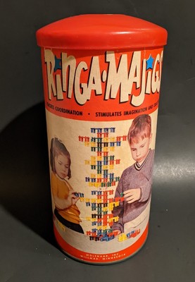 Vintage Ringa-Majigs 1960s Stacking Building Toy 511 Total Pieces ...