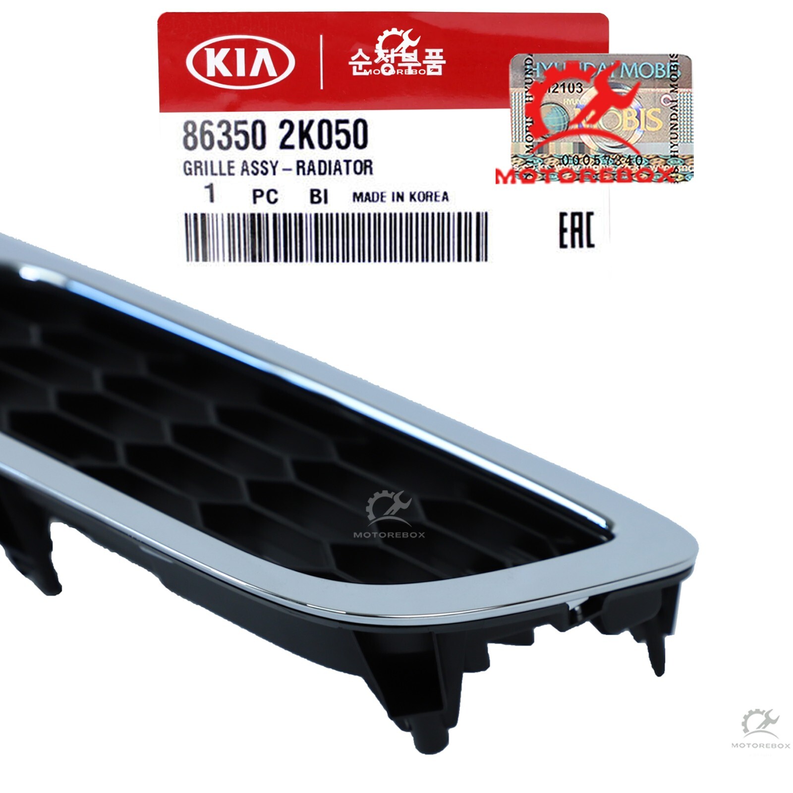 GENUINE FRONT Upper Bumper Grille for 2010-2011 Kia Soul OEM ⭐ ...