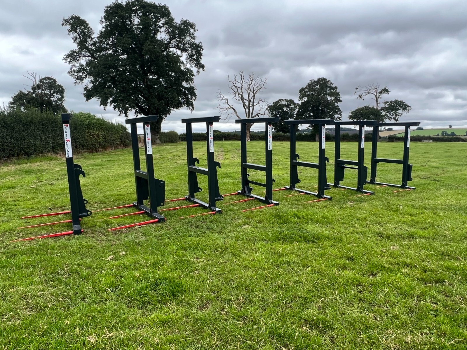 NEW Heavy Duty Pin and Cone Telehandler Bale Spike for 3 x Big Bales ...