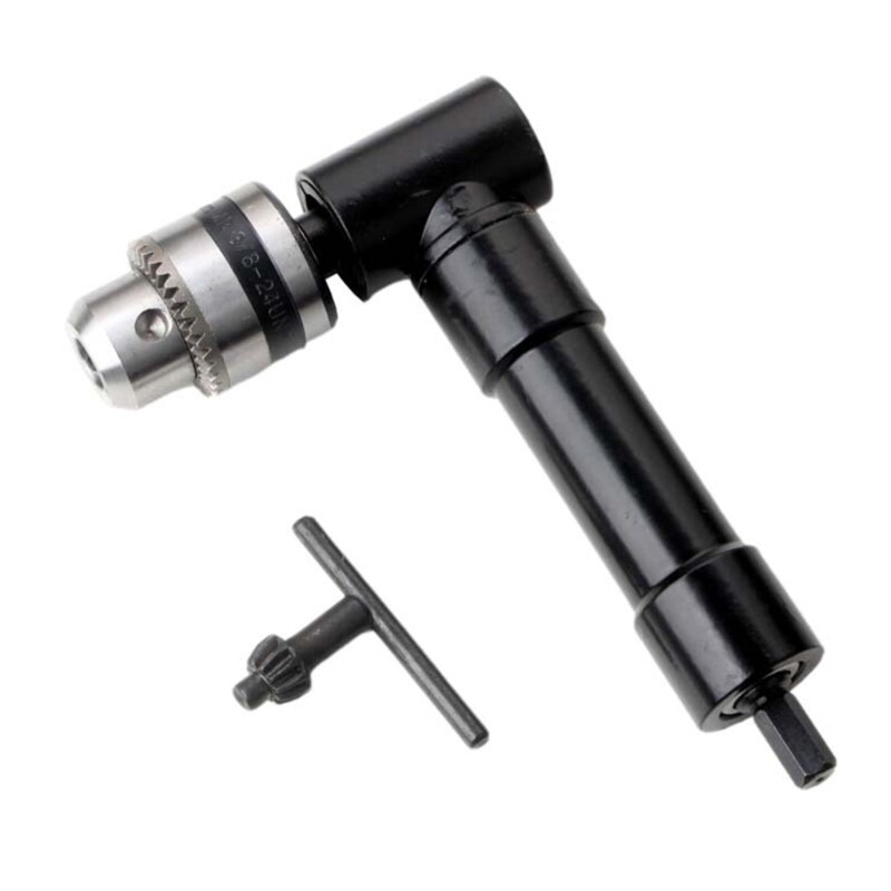 Electric Drill Right Angle Chuck 90 Degree Black Electric Drill Corner ...