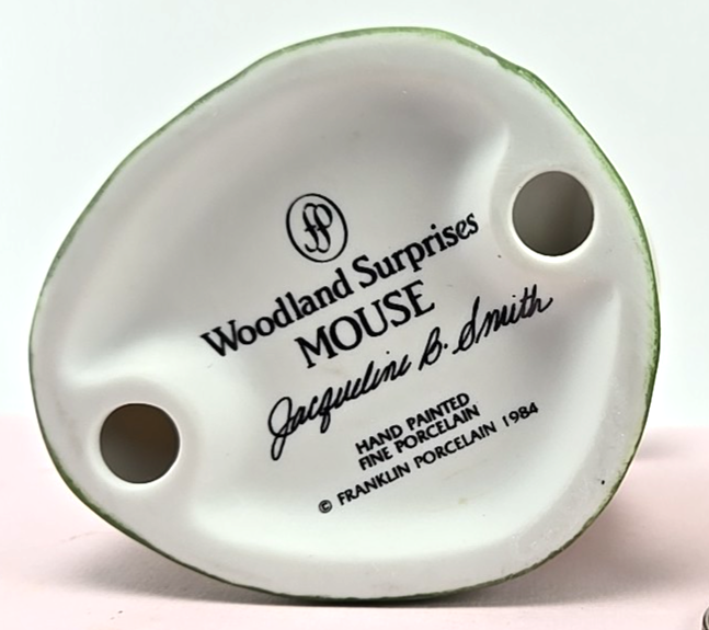"Mouse" Woodland Surprises Figurine Franklin Mint Hand-Painted ...