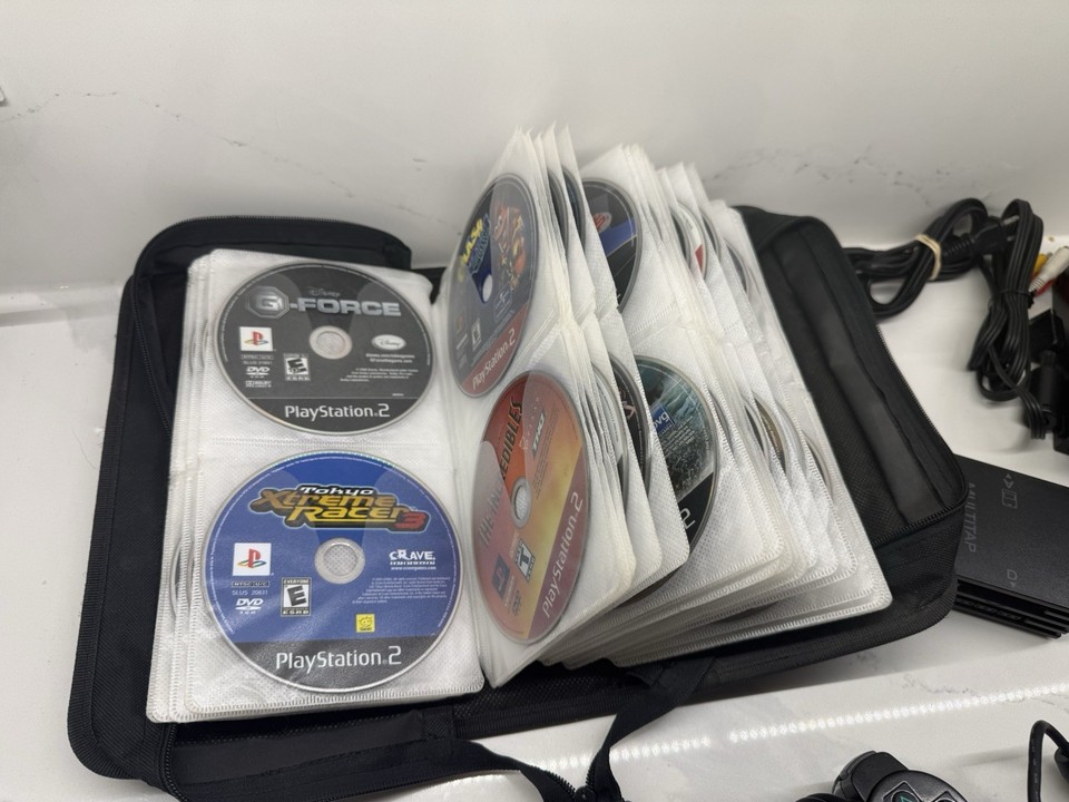 Sony PlayStation 2 PS2 Fat Console SCPH-39001 Bundle With 118 GAMES ...