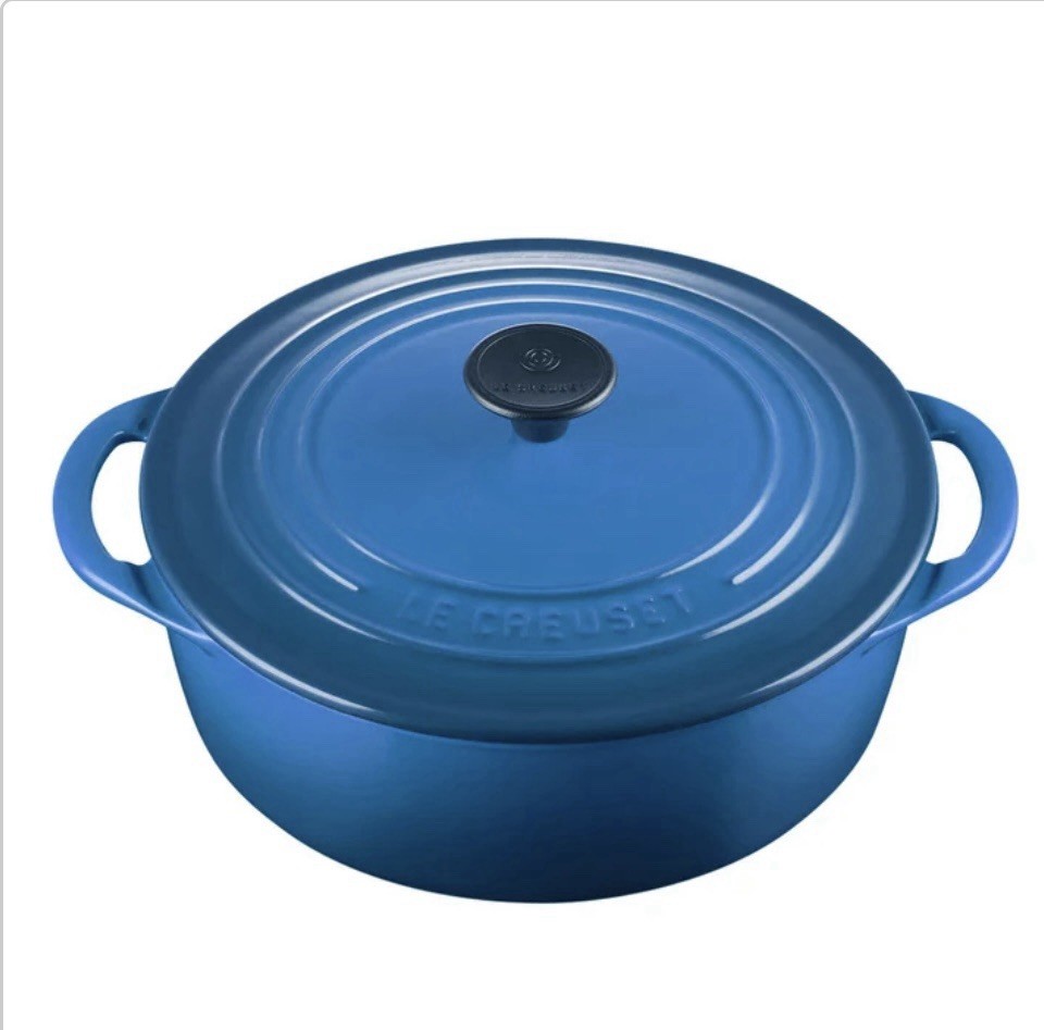 Le Creuset 2.75-Quart Enameled Cast Iron Round Dutch Oven 22cm ...