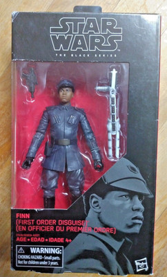 Star Wars Finn First Order Disguise Black Series Figure New In Poor ...