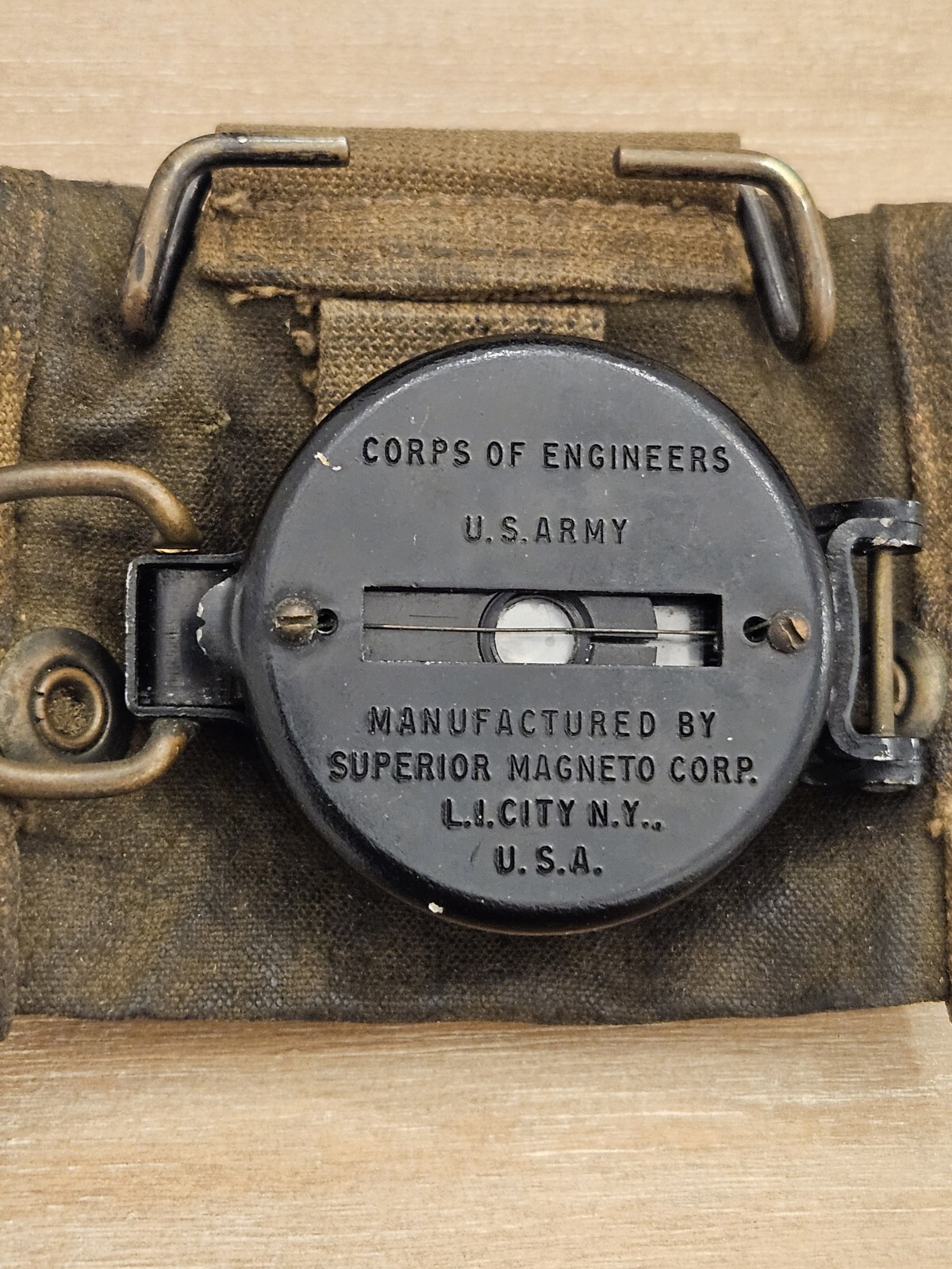 WW2 Lensatic US Army Corps Of Engineers Field Compass Gear Superior ...
