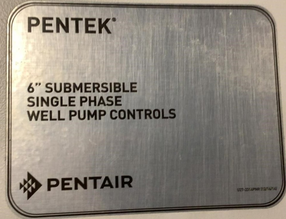 Pentek Submersible Pump Control Box with NEMA 4 Enclosure 7.5HP 230V ...