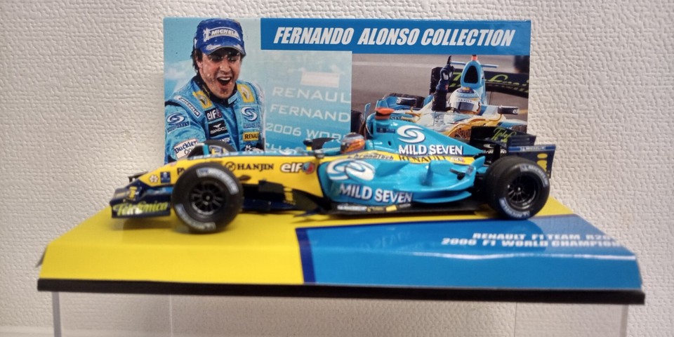 FERNANDO ALONSO COLLECTION 1:43 RENAULT R26 2006 WORLD CHAMPION ...