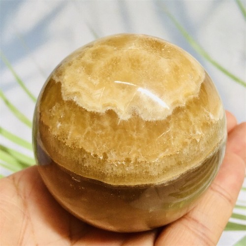 0.39kg yellow jade sphere home Decorative products crystal | eBay