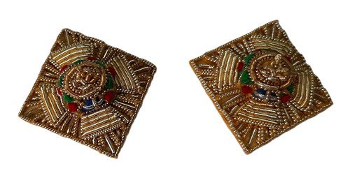 Officer Rank Stars British Army 3/4" (Gold) Hand Embroidered H/E ...