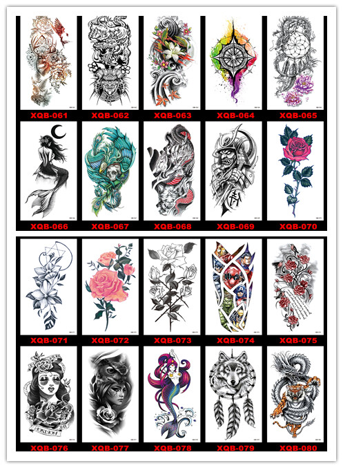 Sexy Body Tattoo Sticker Temporary Body Arm Stickers Removable ...
