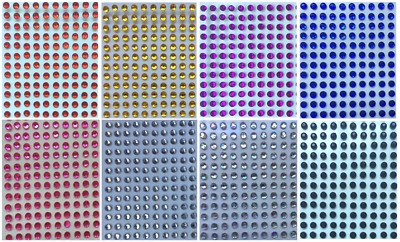 3mm 4mm Self Adhesive Diamante Stick on Crystals Sticky Rhinestone ...