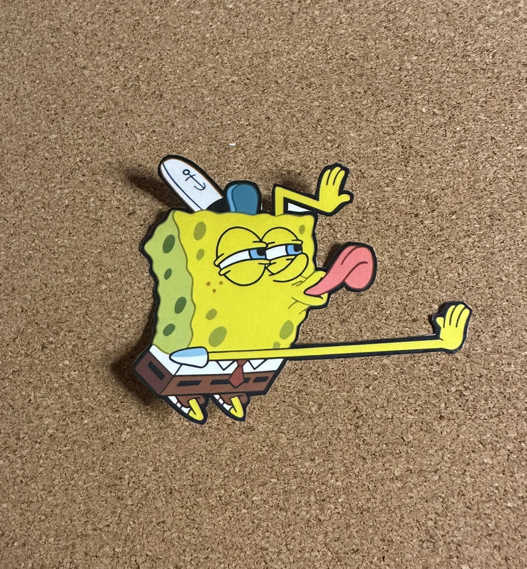 Transparent Amor Clipart Spongebob Licking Meme Transparent Hd Pngman ...