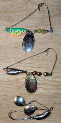3 Vntg Weight Forward Spinners: PreRapala Hot'n Tot Pygmy, Big John ...