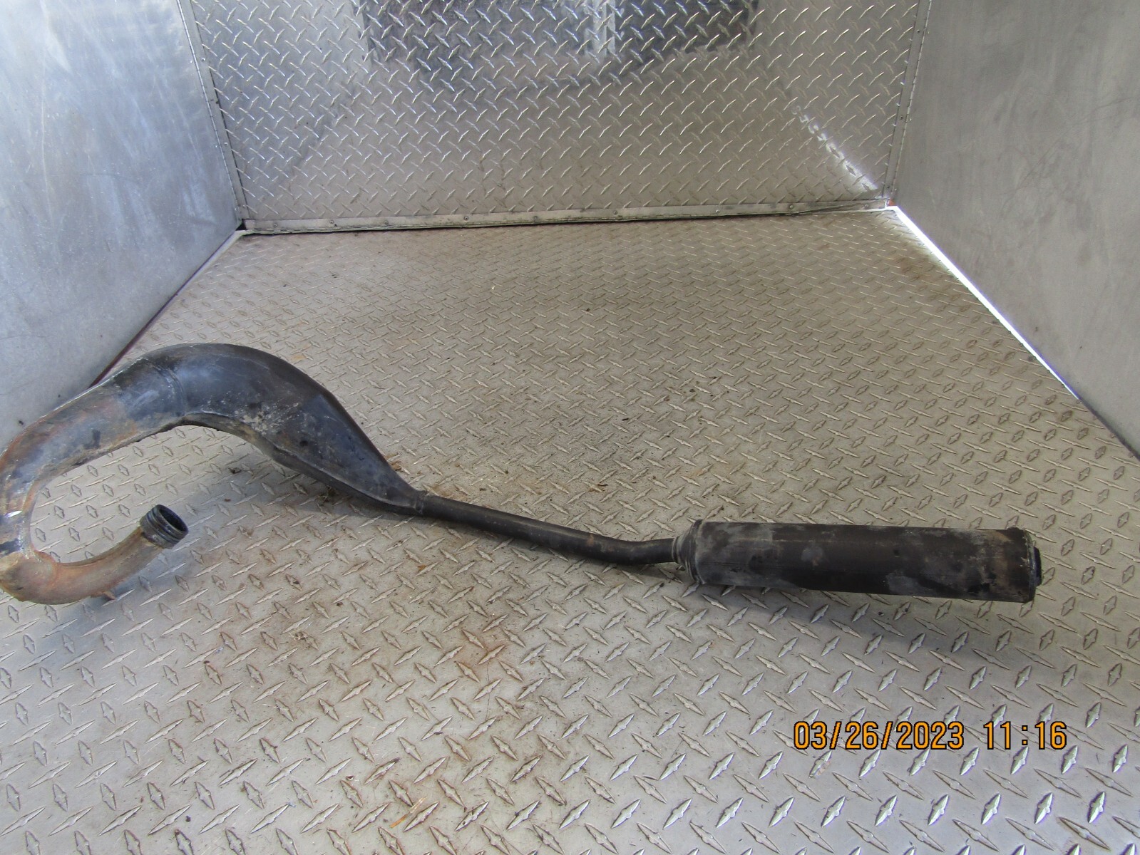 Kawasaki KX60 Exhaust Header Pipe Silencer Muffler 802 | eBay